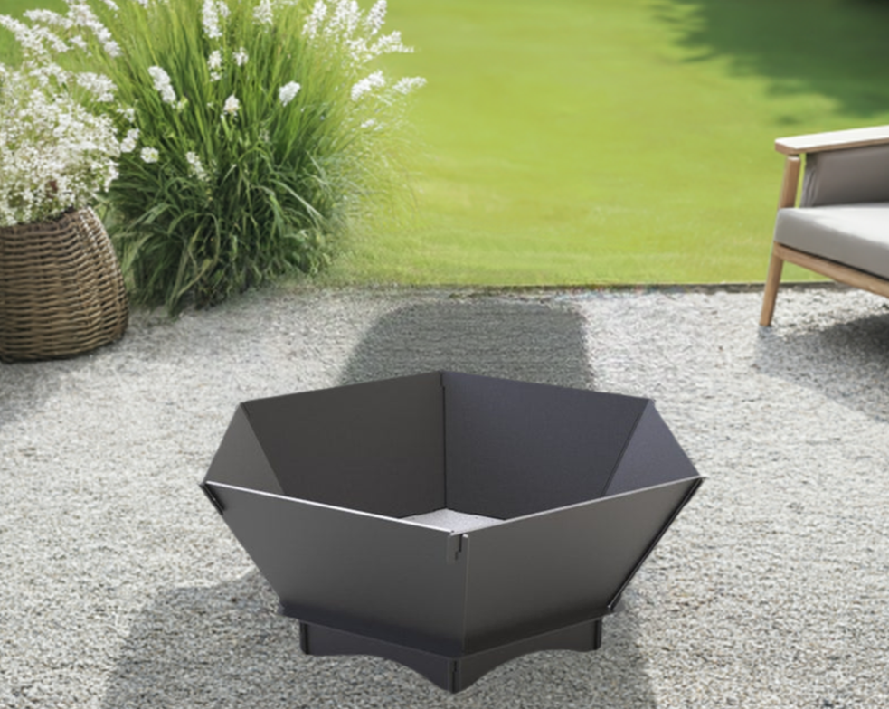 Hexagon III Fire Pit | Dwelling Outdoors
