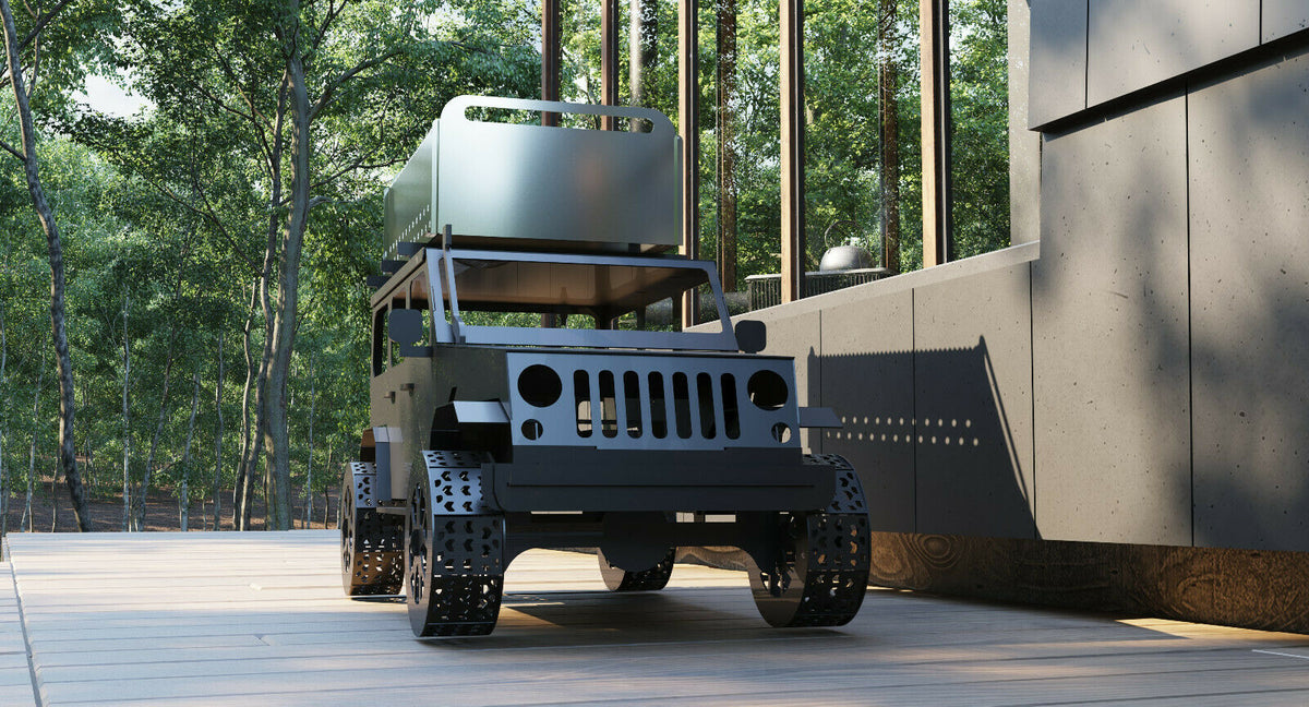 Jeep BBQ Fire Pit | Dwelling Outdoors